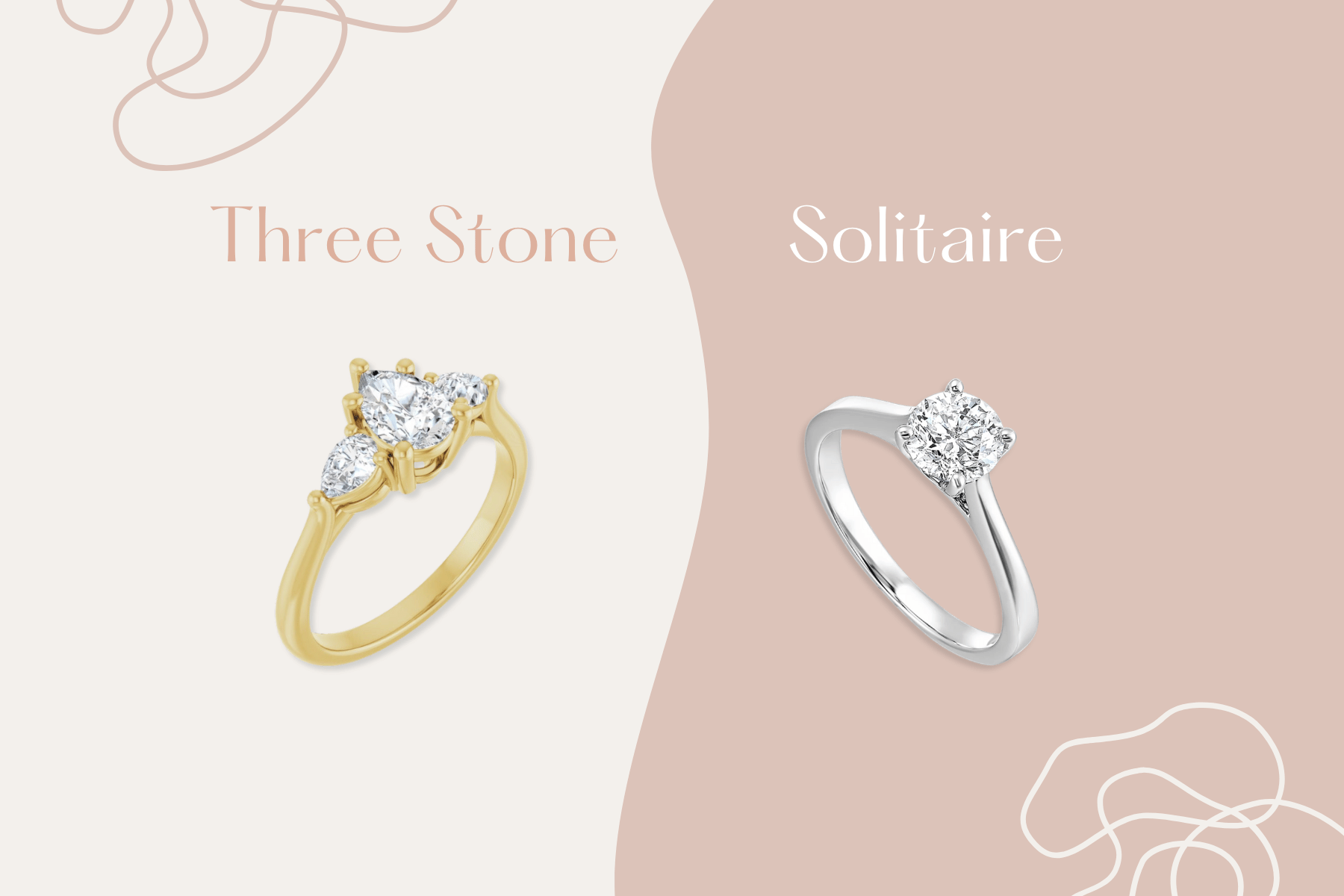 Three Stone vs. Solitaire Engagement Ring: Which Style Tells Your Stor ...