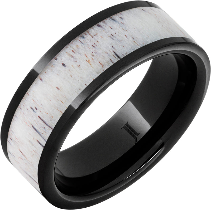 Black Diamond Ceramic™ Antler Inlay Ring – Frank Jewelers
